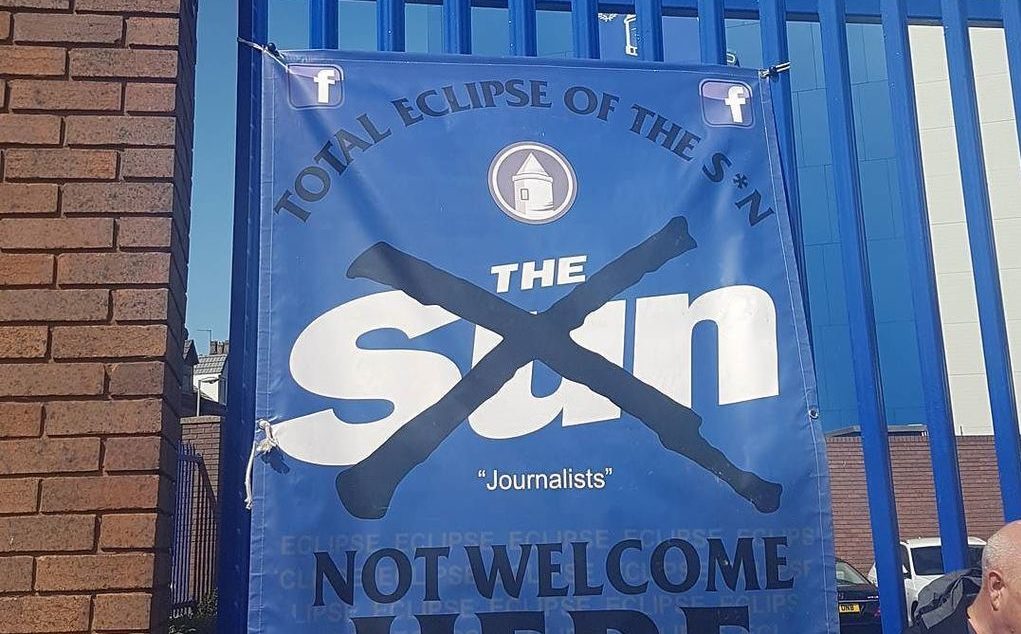 Everton FC ban The Sun from all club premises