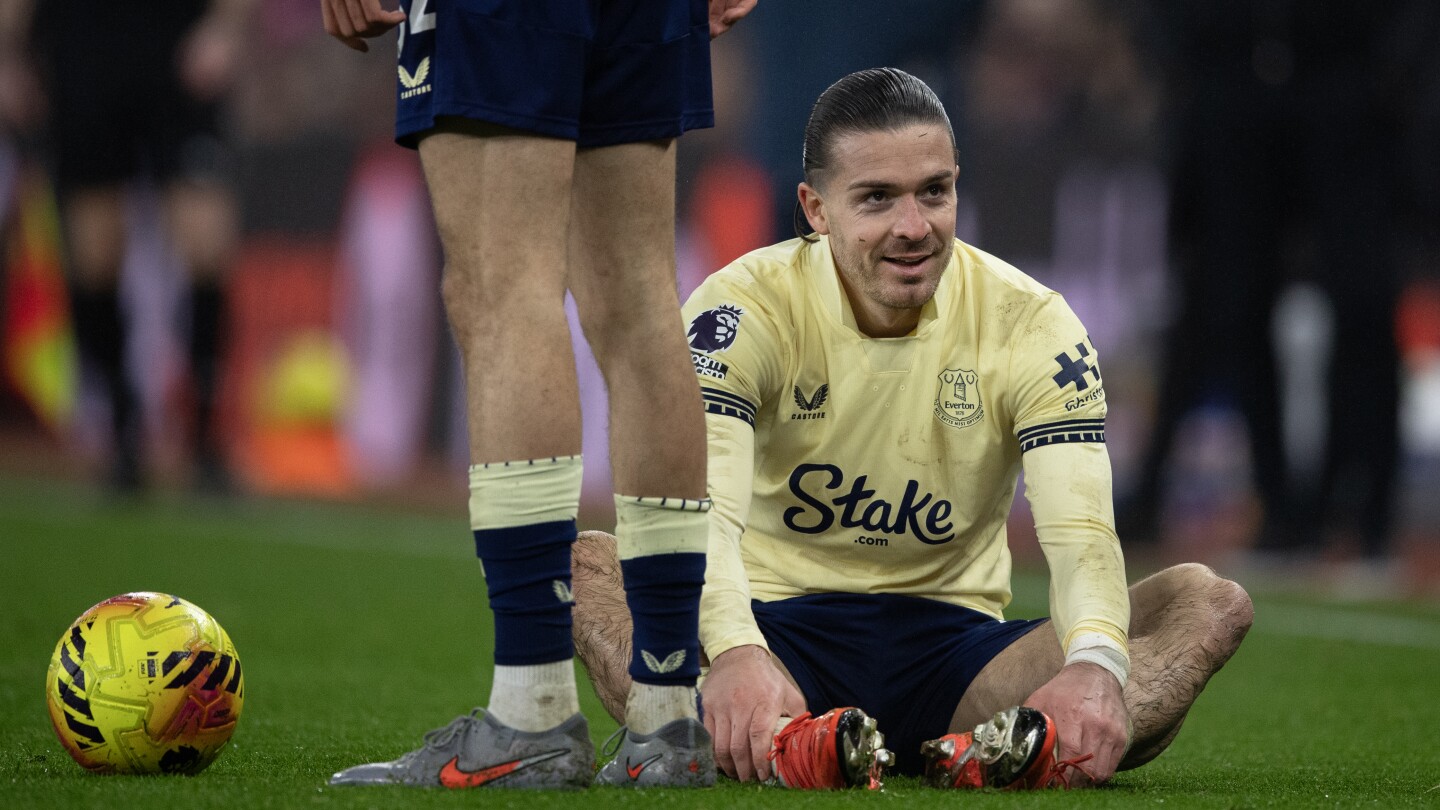Everton braced for Jack Grealish injury lay-off